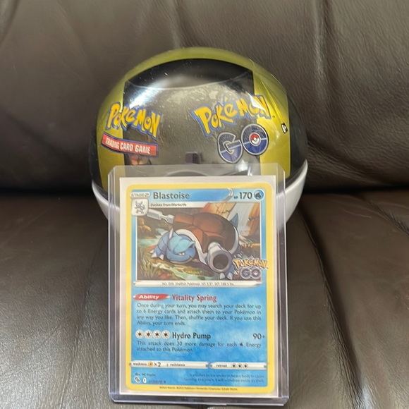 Pokemon | Toys | Pokemon Go Pokball Tin Sealednwt With Free Blastoise ...